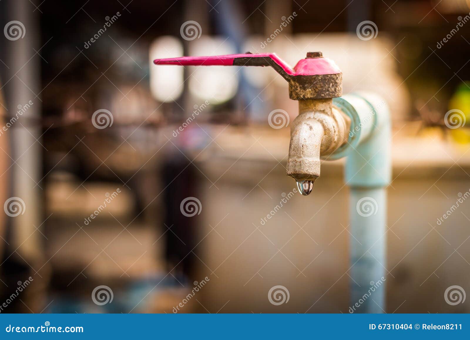 Rusty faucet. stock photo. Image of brass, rusty, drip - 67310404