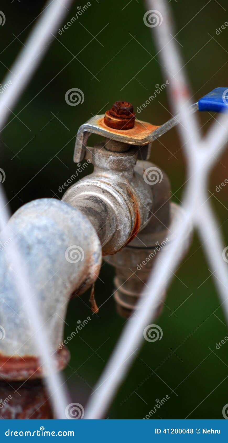Rusty faucet stock photo. Image of spicket, studio, brass - 41200048