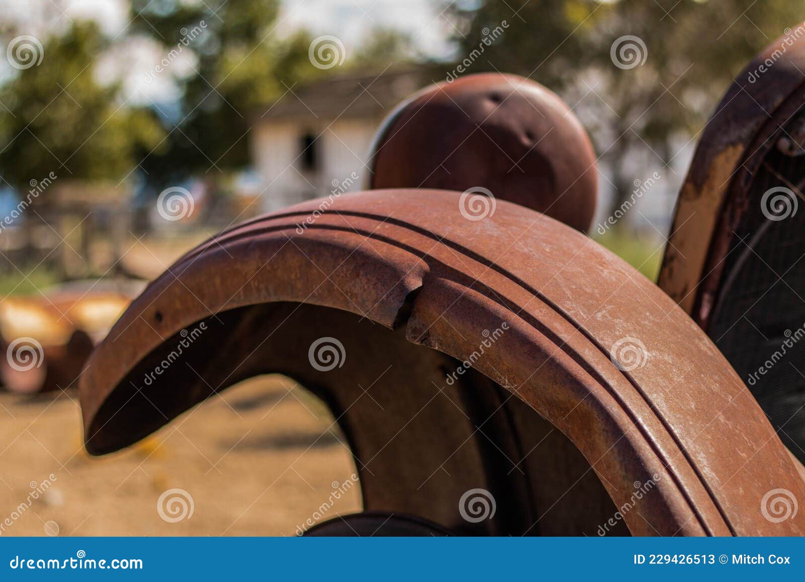 Rusty Fender stock image. Image of automobile, metal - 229426513