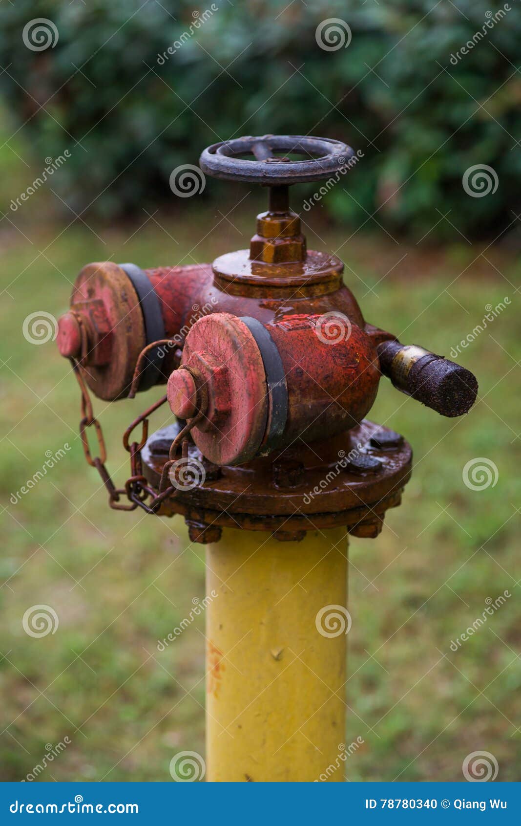 Rusty fire hydrant stock photo. Image of hose, equipment - 78780340
