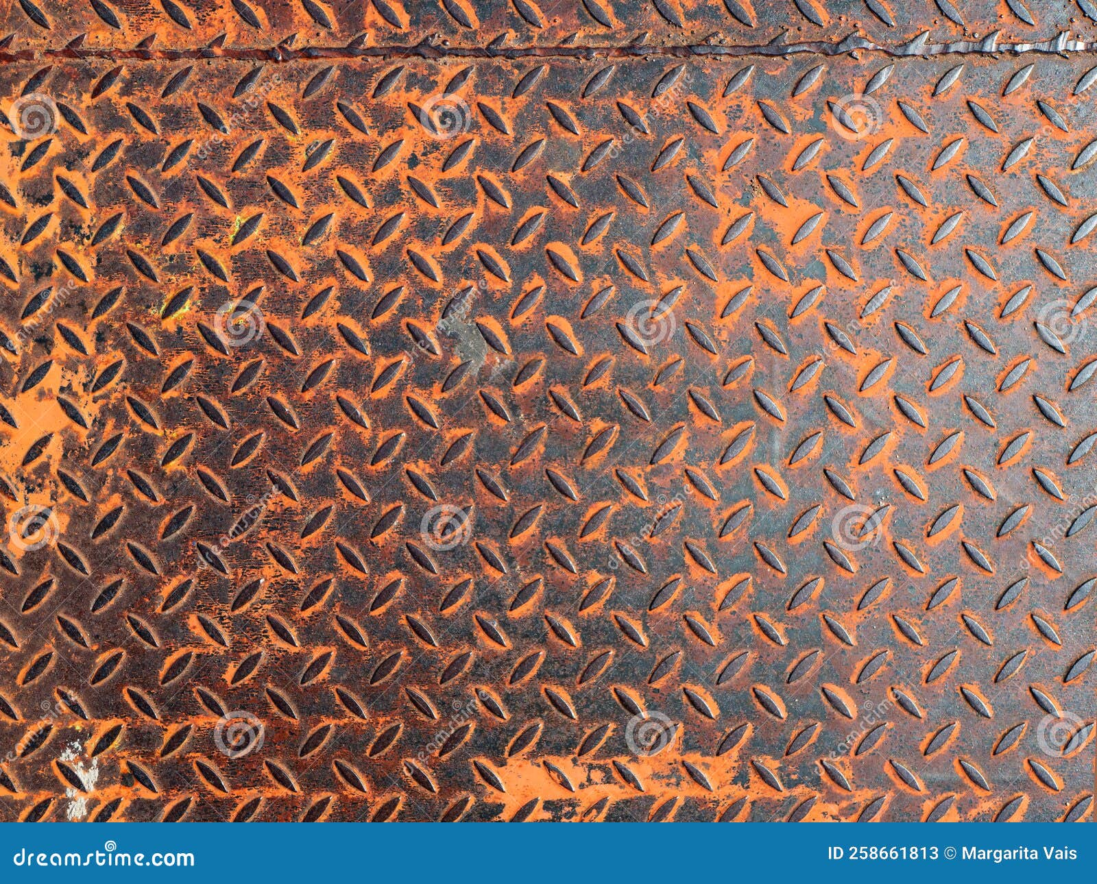 Rusty Floor Metal Texture Background. Stock Image | CartoonDealer.com ...