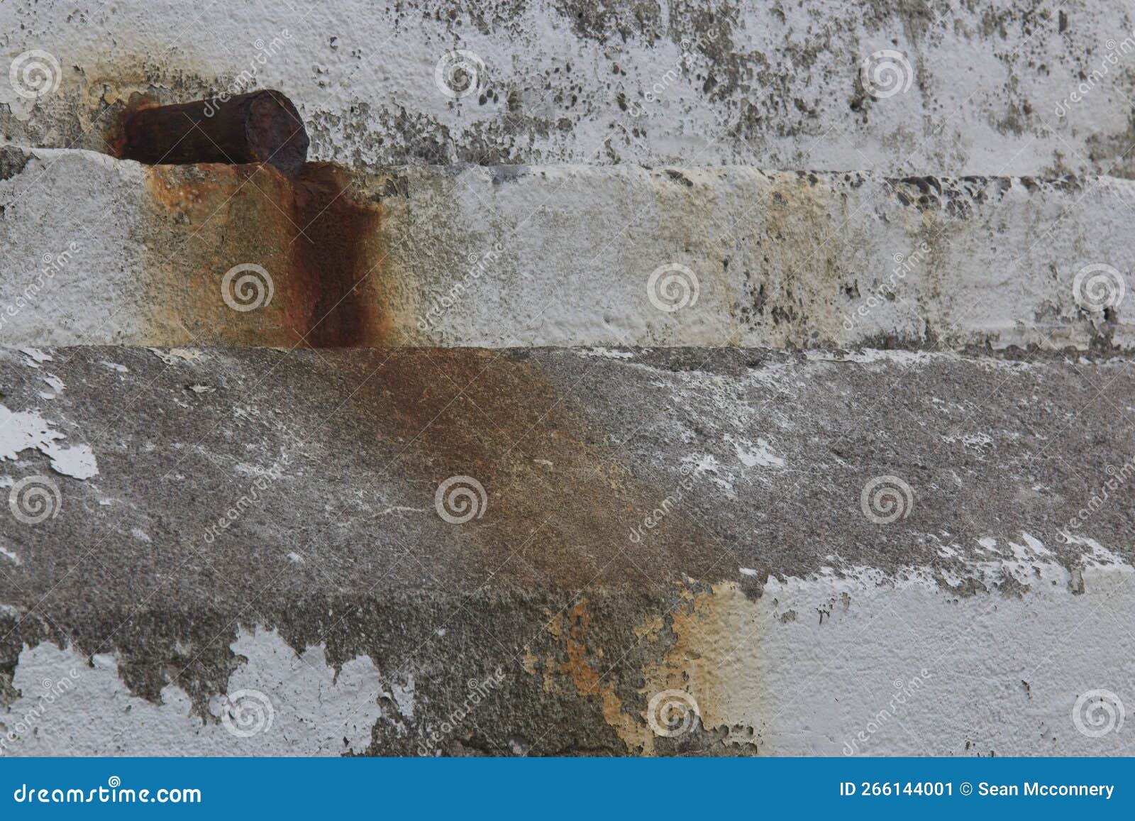 The Rusty Flow from the Crusty Pipe. Stock Image - Image of paint ...