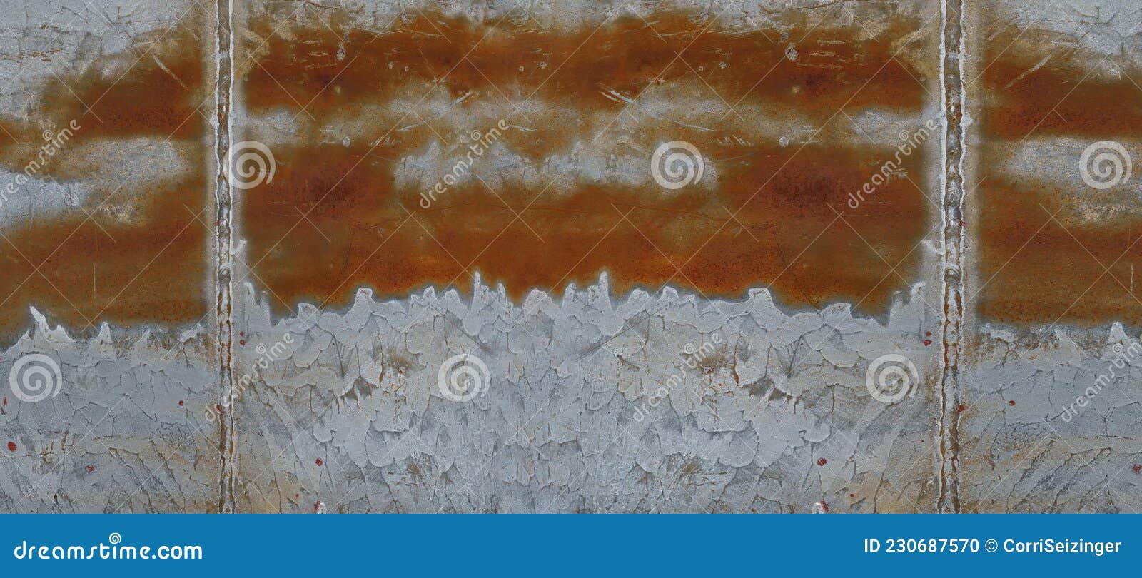 Rusty Galvanized Sheet Texture - Rust Wall Zinc Background Banner ...