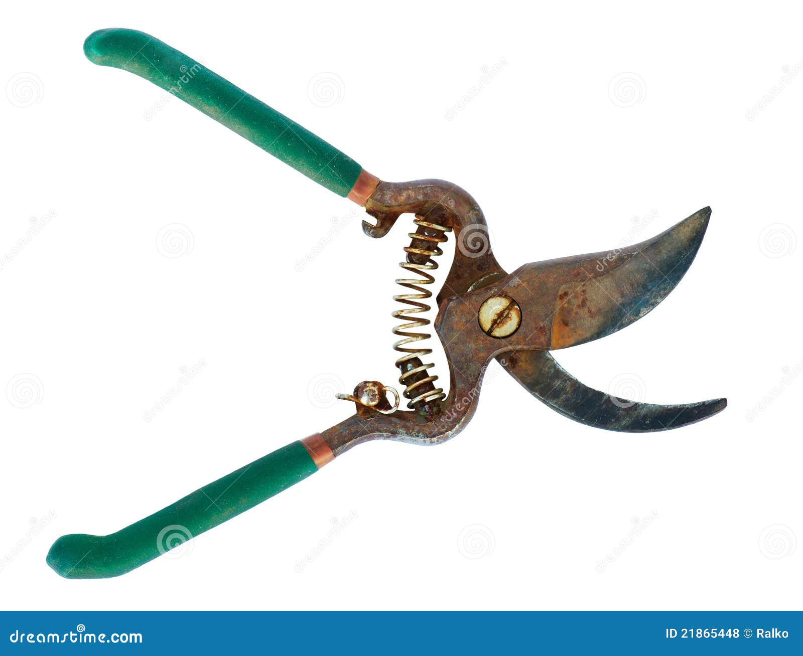 Rusty garden scissors stock photo. Image of equipment - 21865448