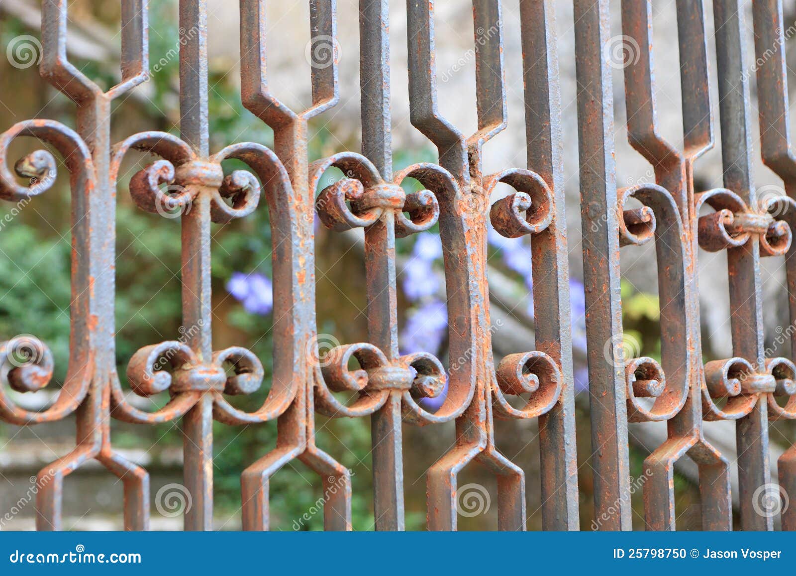 Rusty gate stock photo. Image of grunge, brown, rust - 25798750