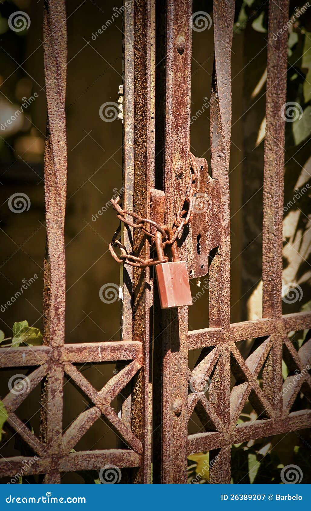 Rusty gate stock image. Image of metalwork, antique, entry - 26389207