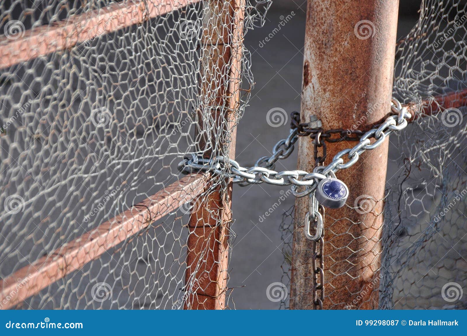 Bad Fence stock image. Image of insecure, neglected, barrier - 99298087