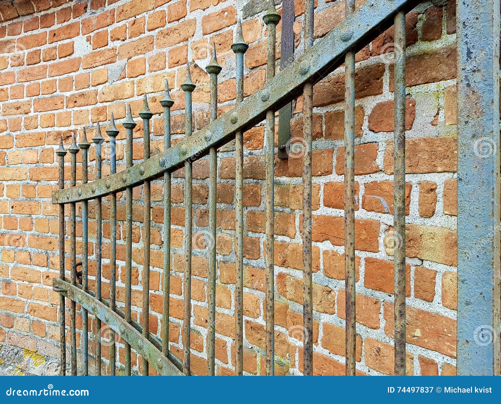 Rusty Gate With Gravestones In Cemetery Editorial Image | CartoonDealer ...