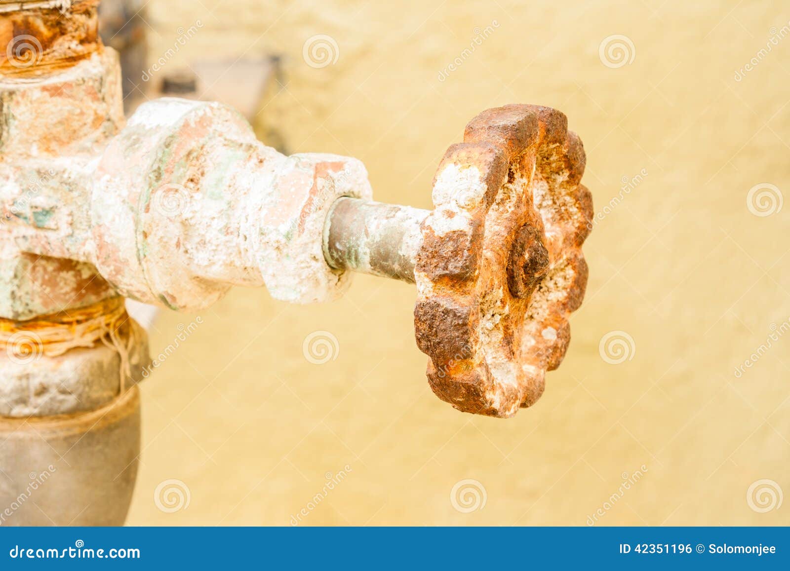 Rusty Gate Valve stock photo. Image of pipe, stop, corroded - 42351196