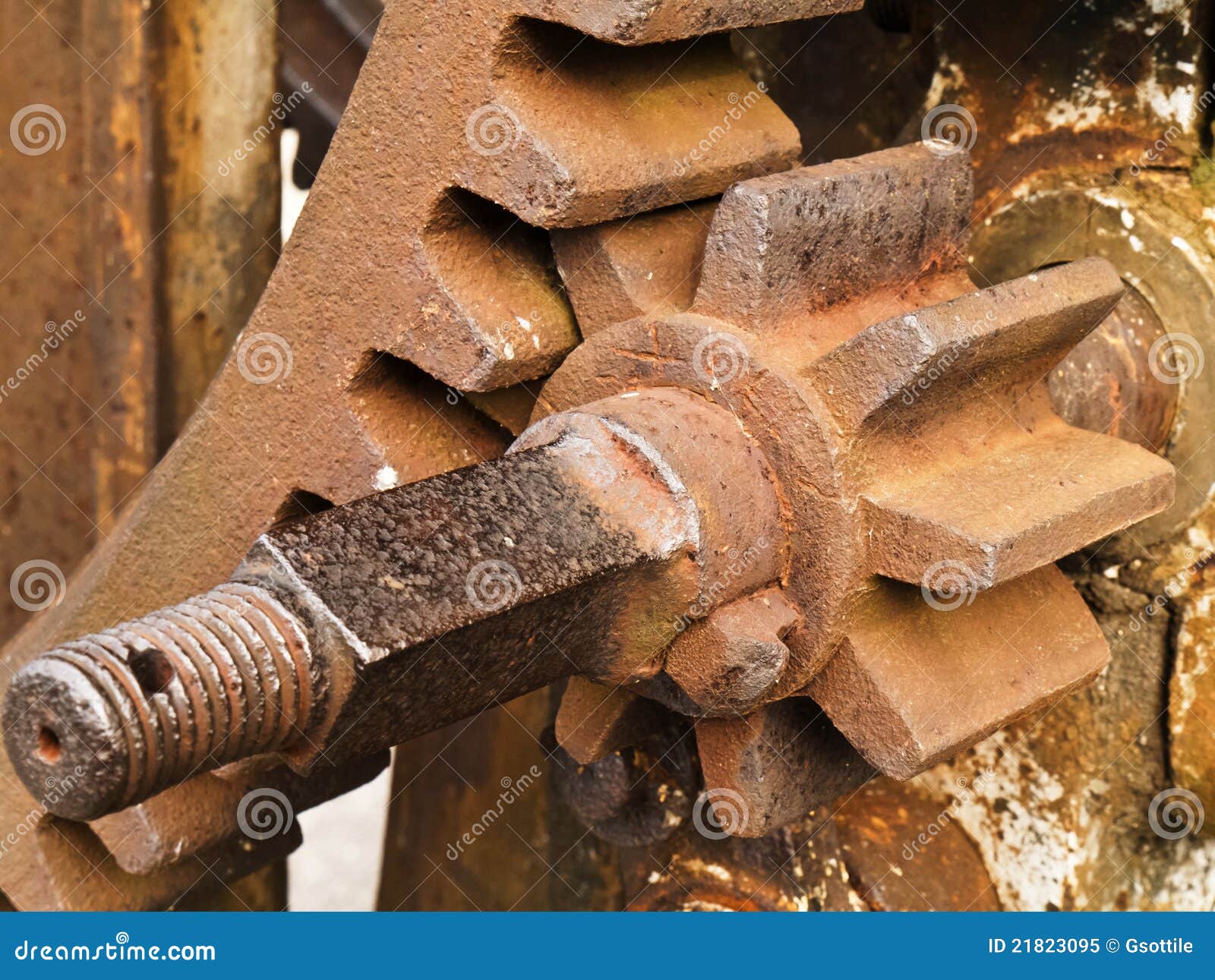 Rusty gear stock image. Image of wheel, winch, joints - 21823095