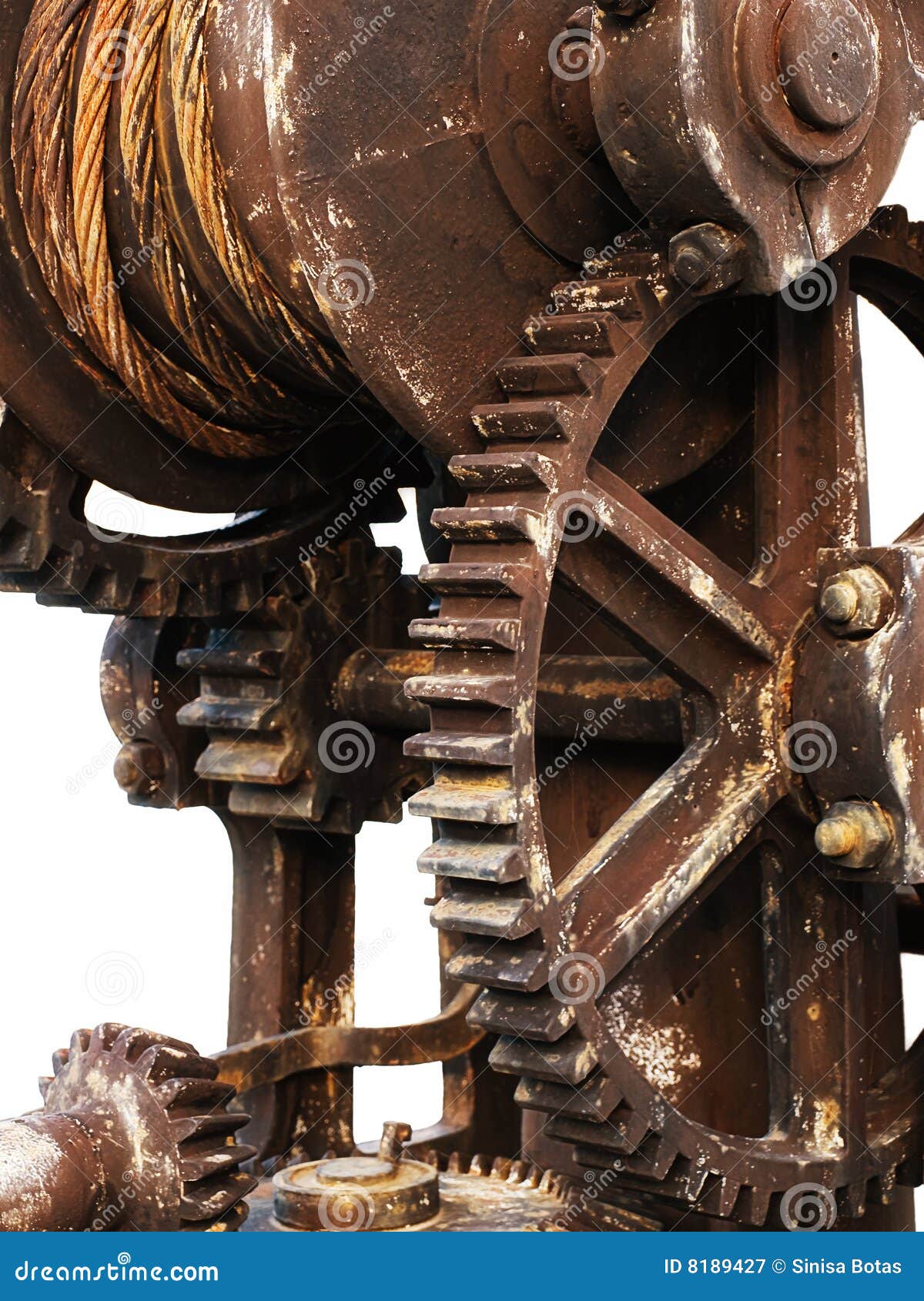 Rusty gear stock image. Image of metal, engineering, gear - 8189427