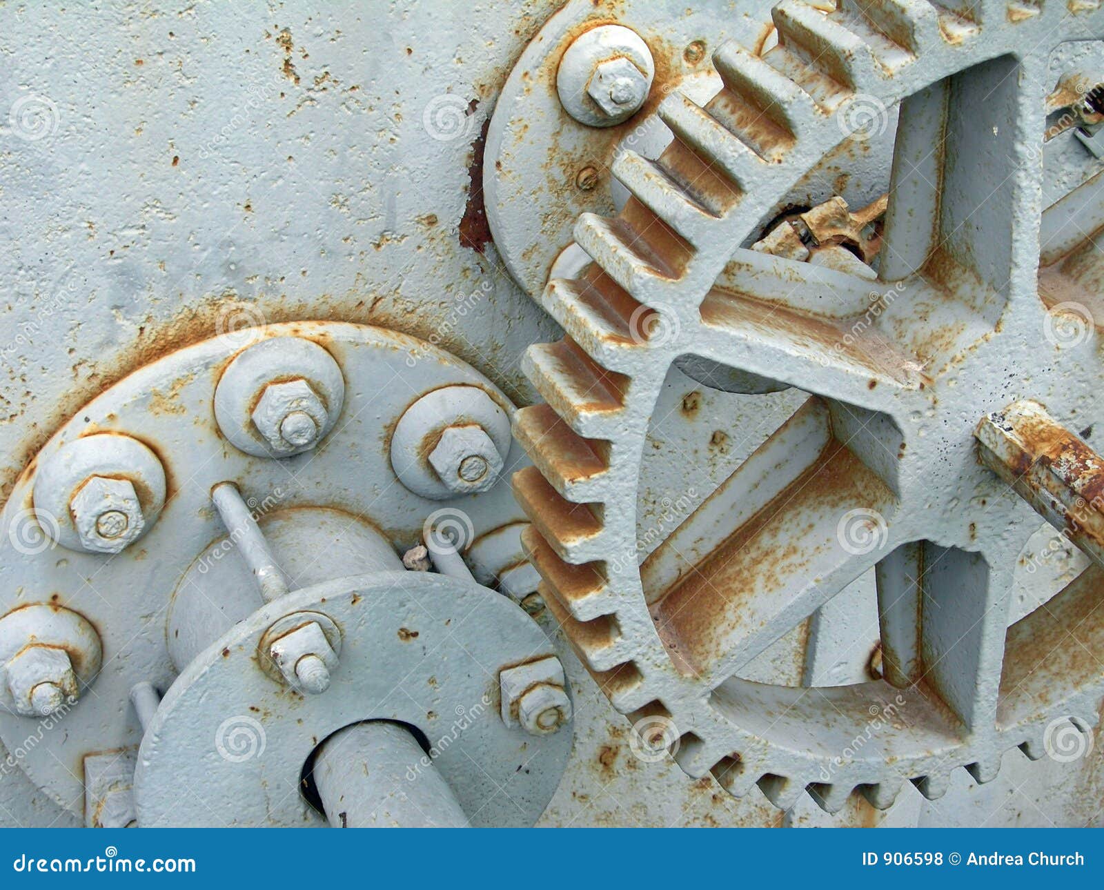 Rusty gear stock photo. Image of weathered, wheel, painted - 906598