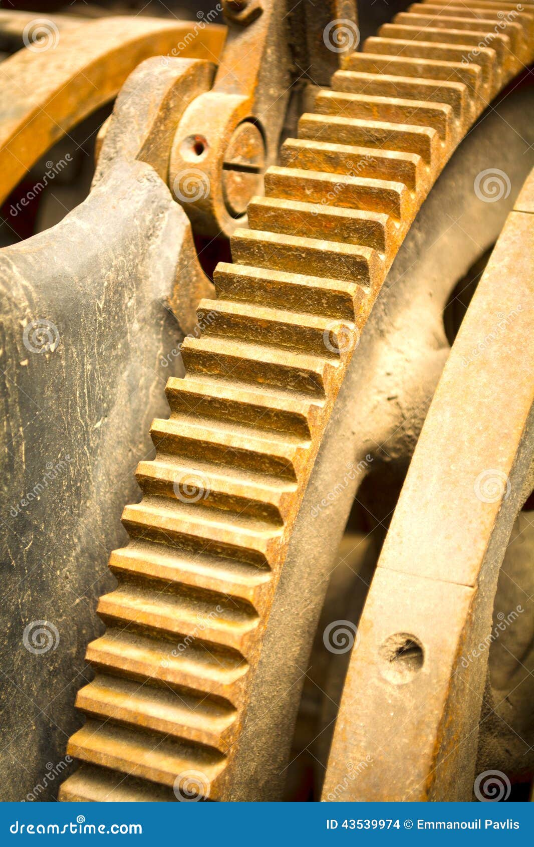 Rusty gear stock photo. Image of paint, depthoffield - 43539974