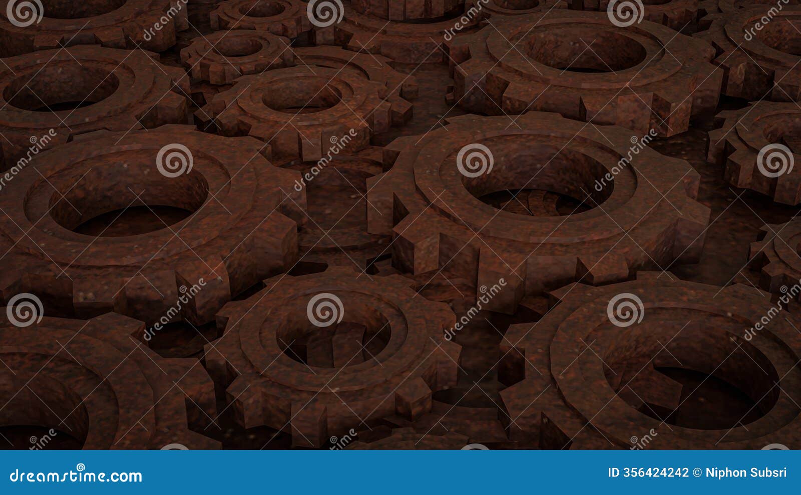 Old Rusty Gear Isolated On White Background, Steampunk Gear, Retro ...
