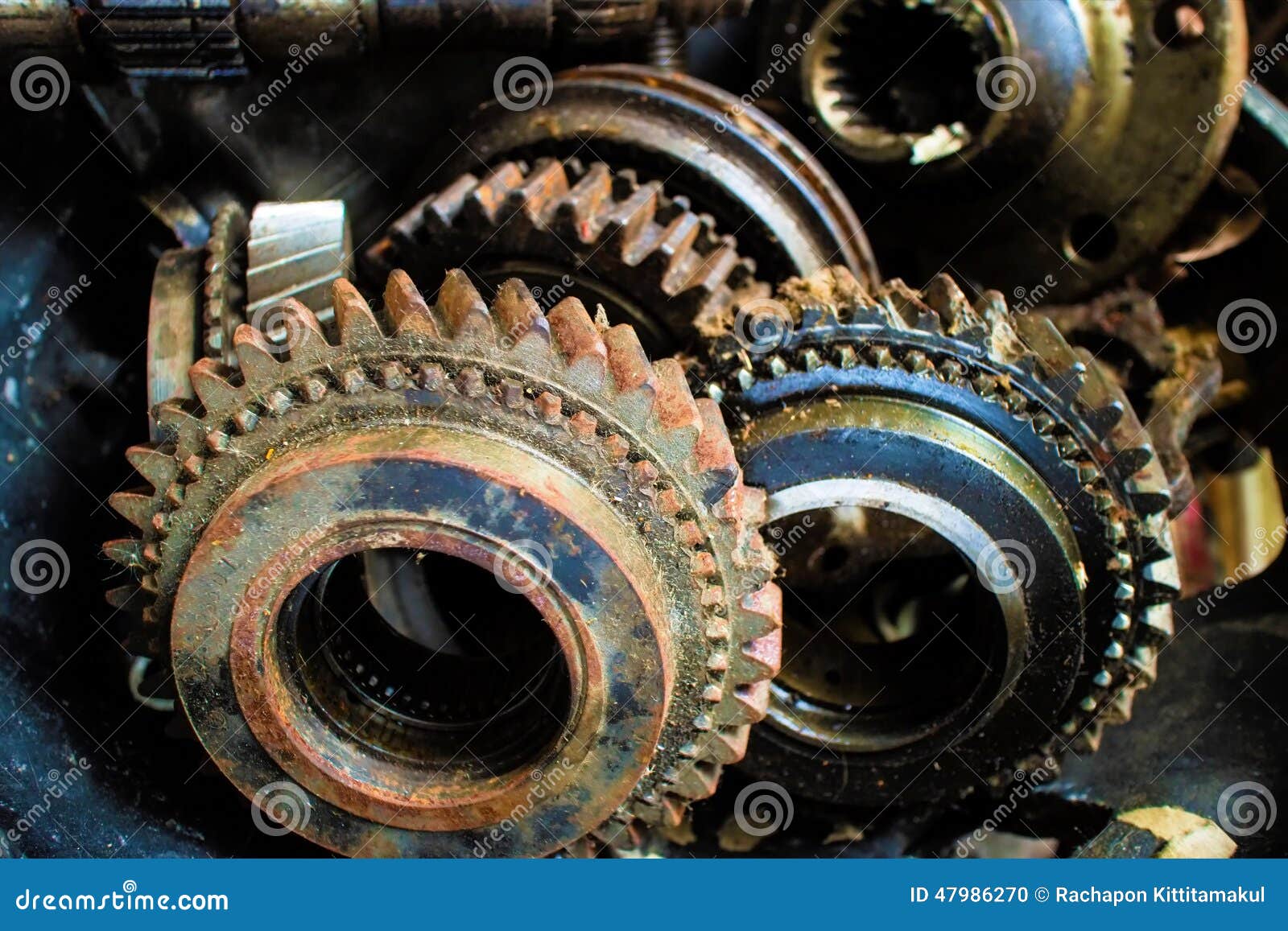 Rusty Gear stock photo. Image of tool, iron, rusty, industrial - 47986270