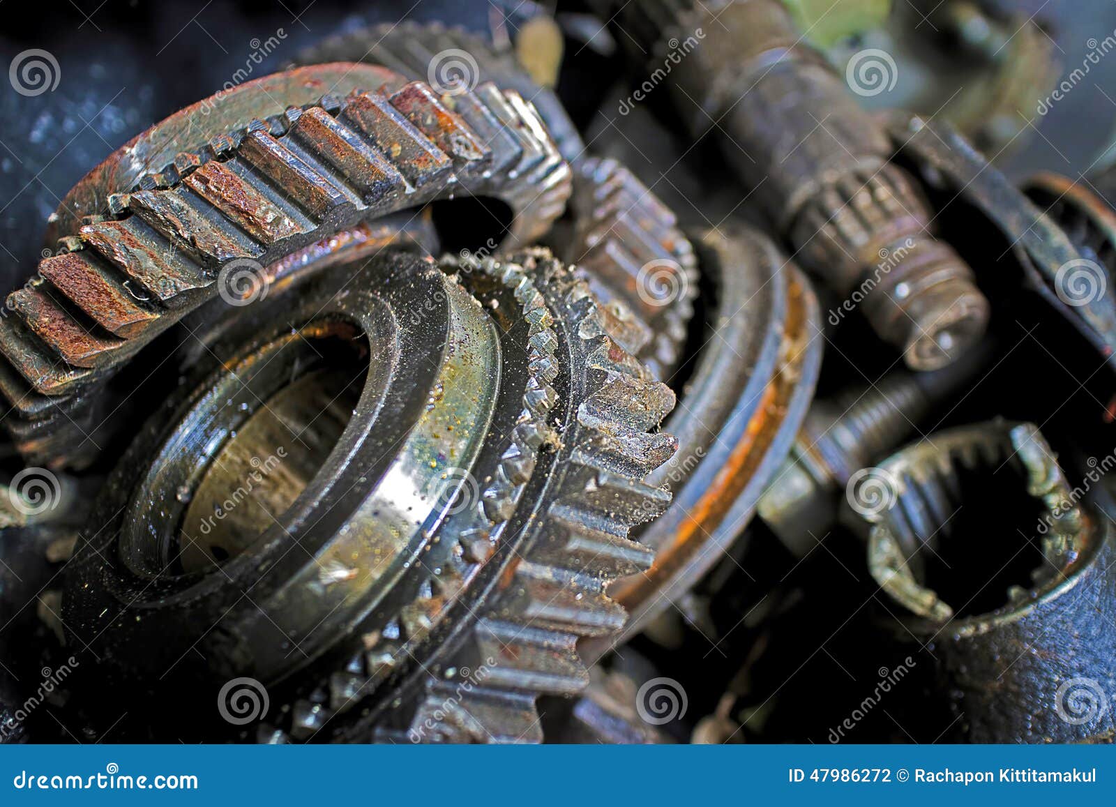 Rusty Gear stock photo. Image of tool, iron, industrial - 47986272