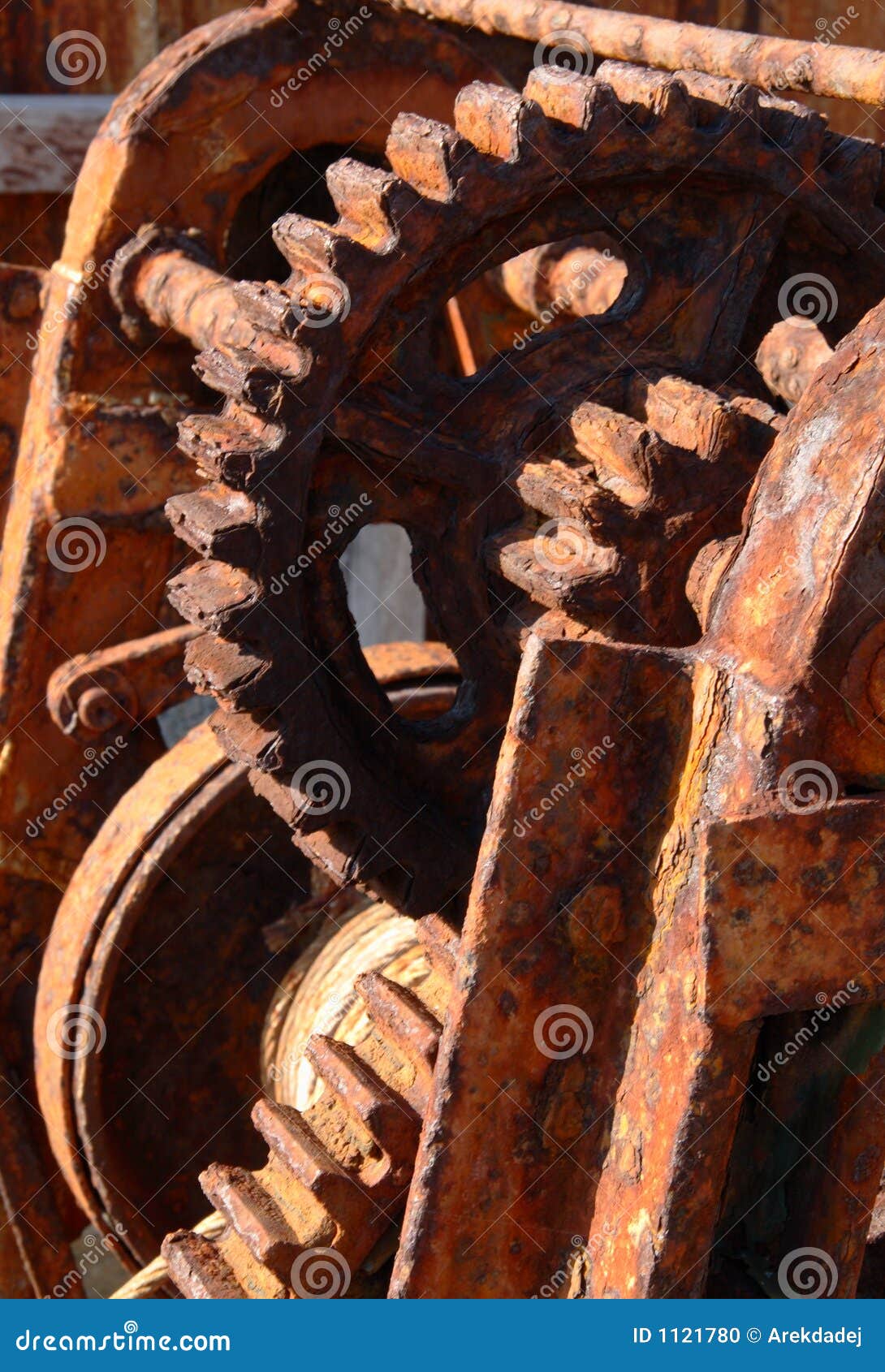 Rusty Gears Stock Photo - Image: 1121780