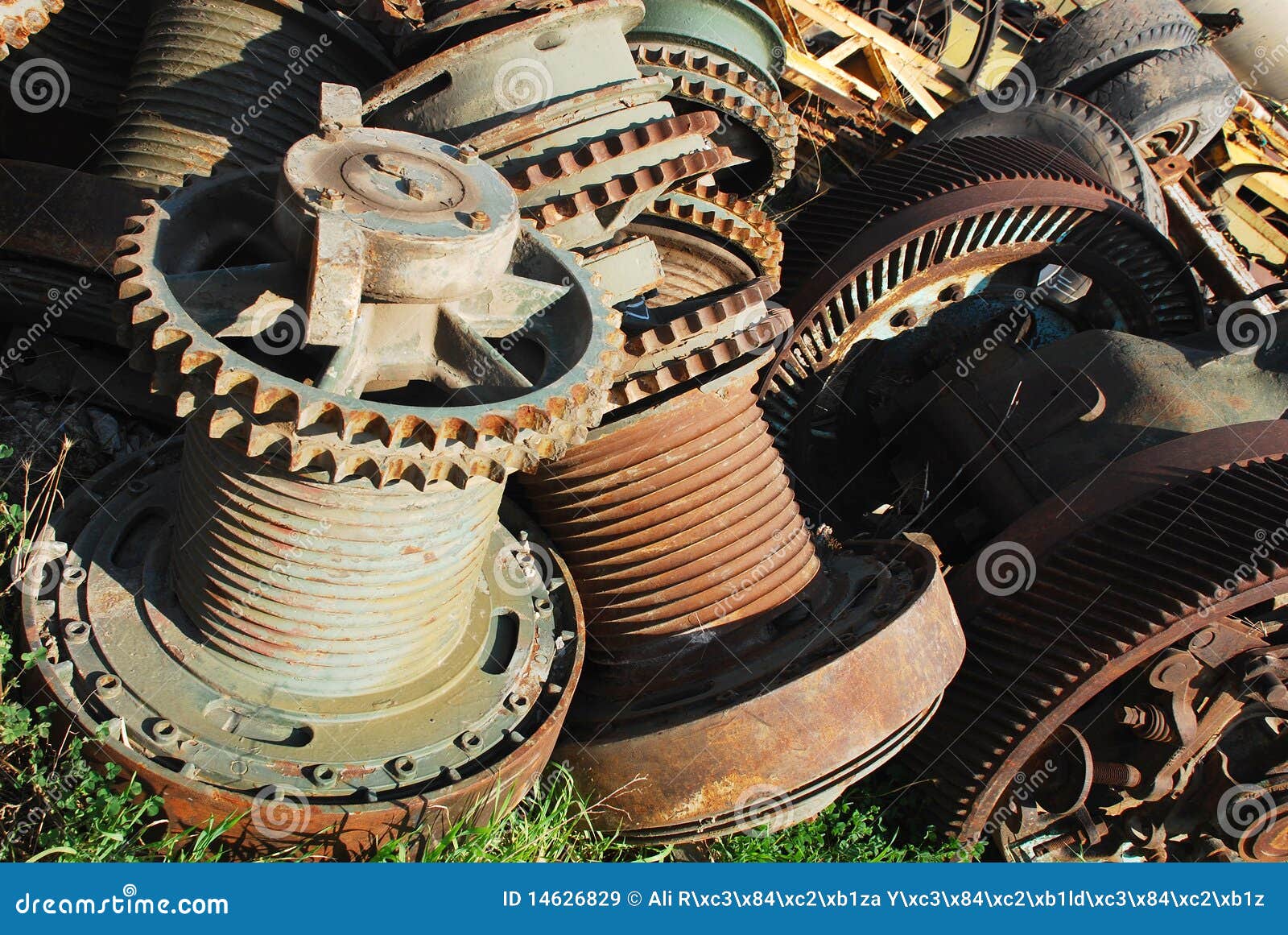Rusty gears stock image. Image of heavy, circum, casting - 14626829