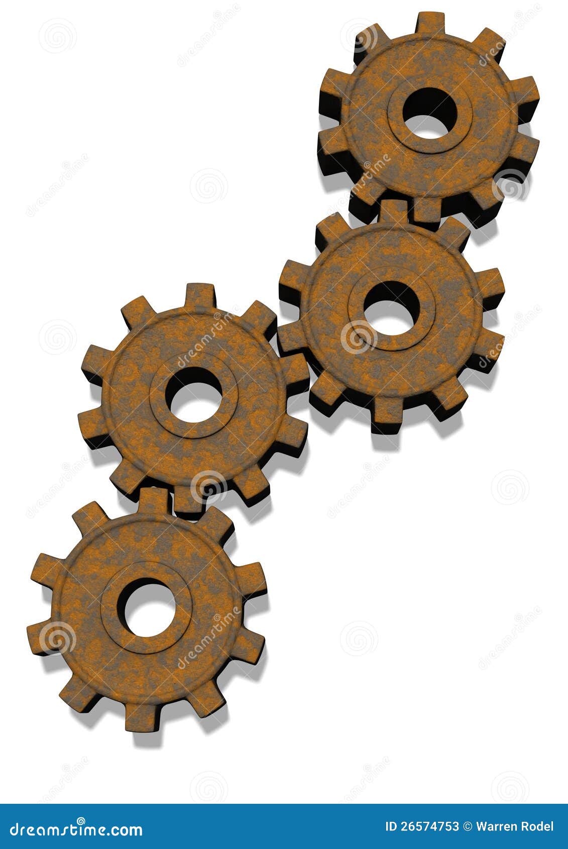 Rusty Gears Stock Photos - Image: 26574753