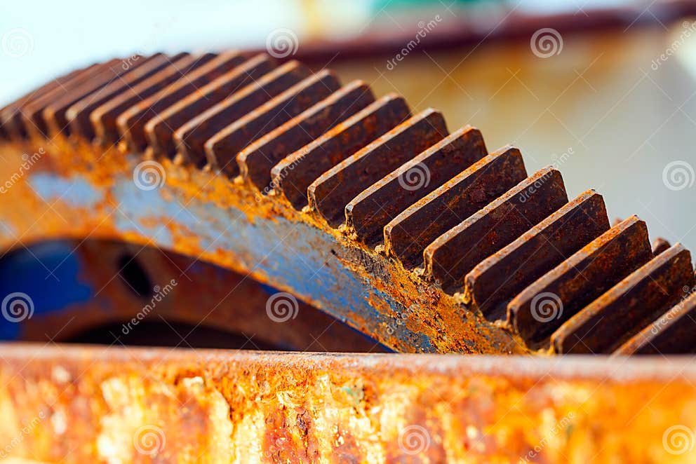 Rusty Gears stock photo. Image of gear, background, close - 41962880