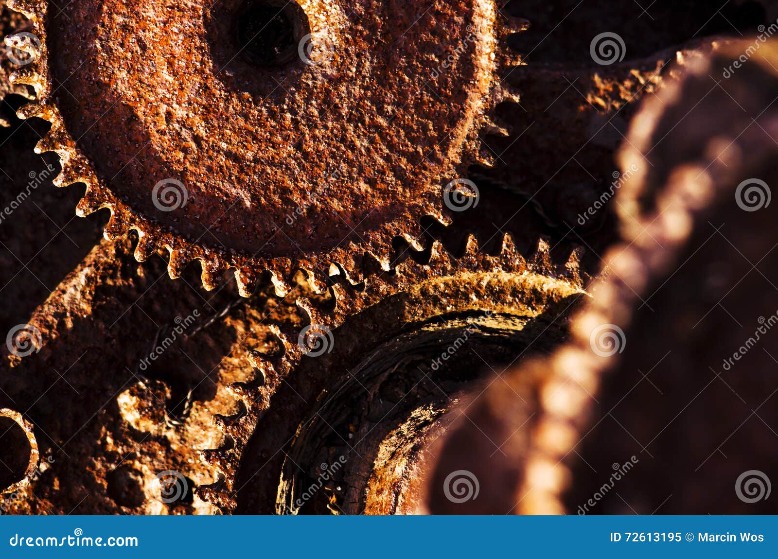 Rusty Gears from Old Mechanism Stock Image - Image of background ...