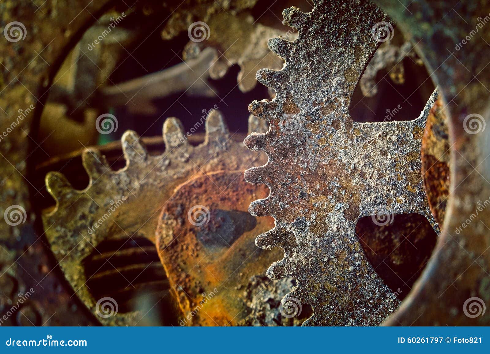 Rusty gears stock image. Image of detail, inside, iron - 60261797