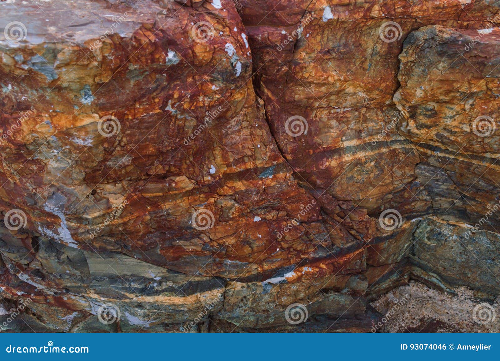 Rusty grange rock stock photo. Image of brown, worn, corroded - 93074046