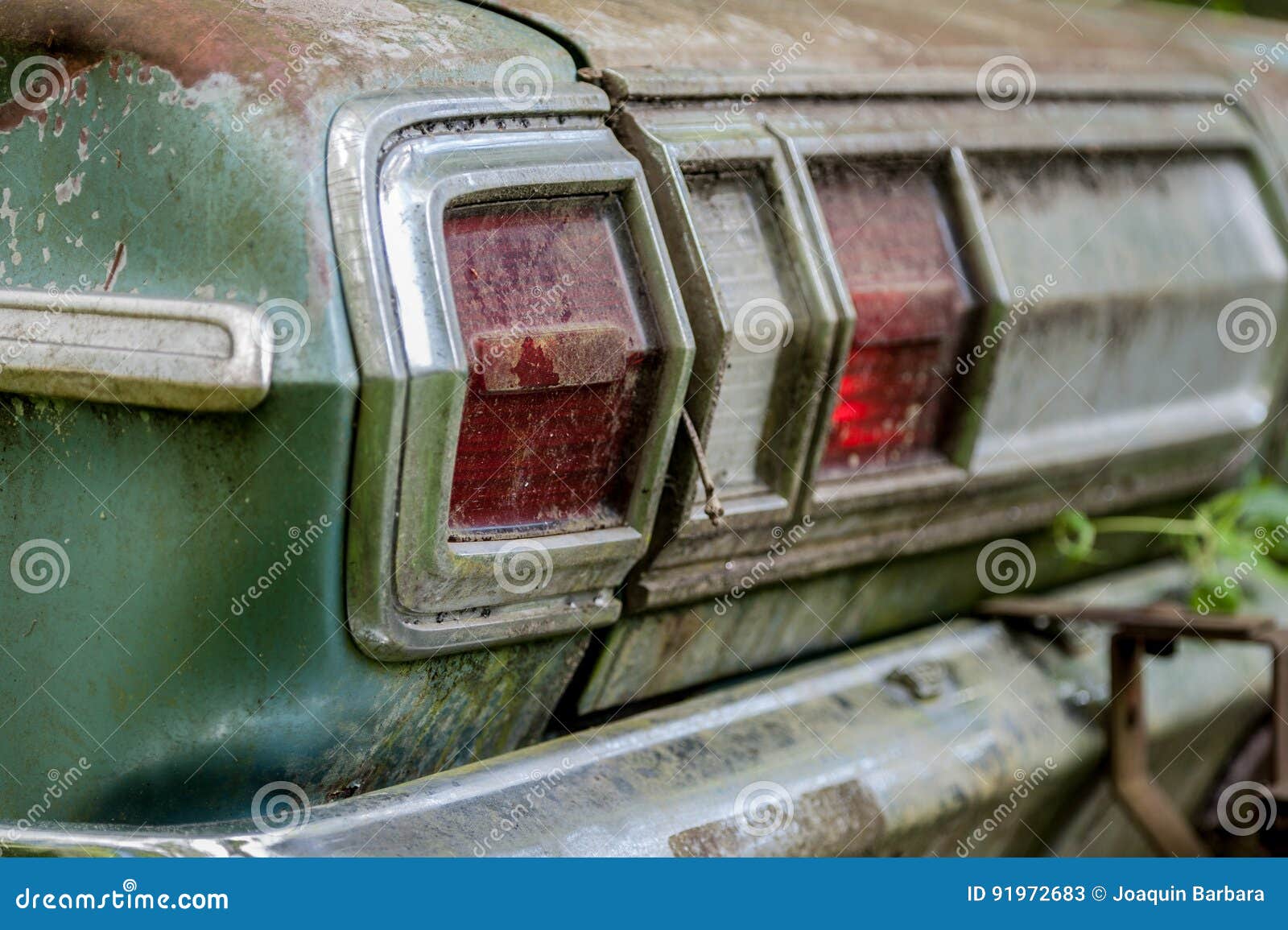 Rusty green car stock image. Image of antique, aged, america - 91972683
