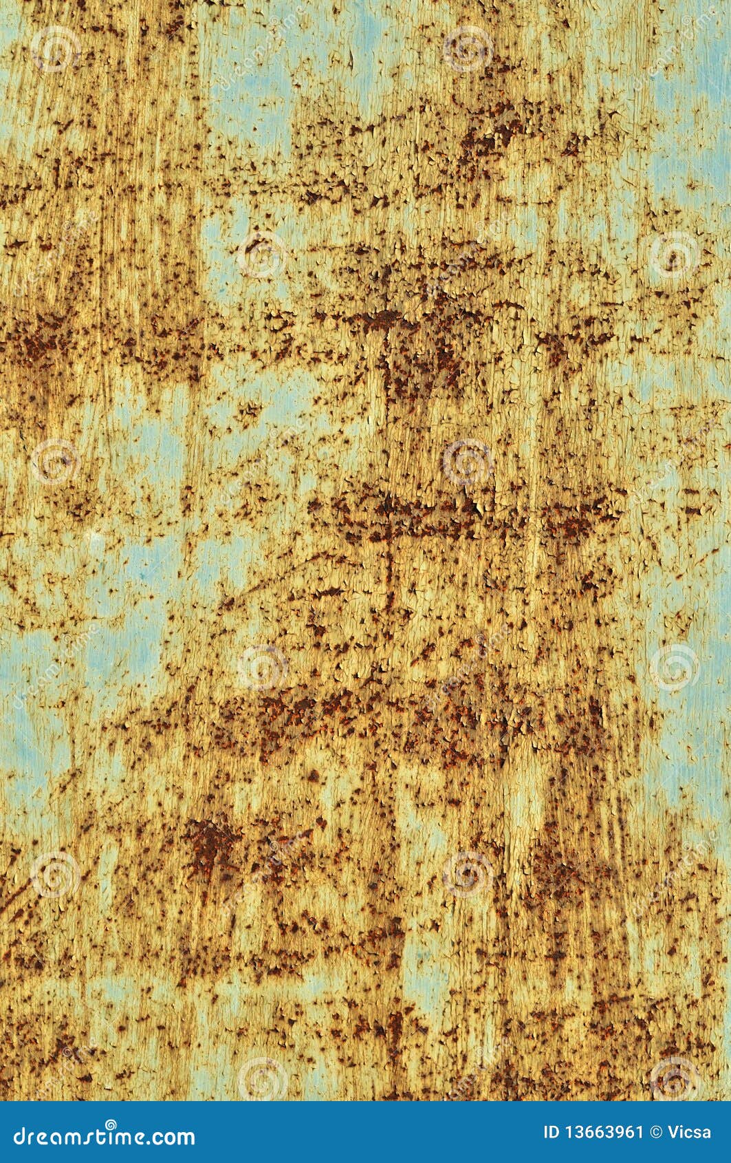 Rusty Green Colored Metal Background Stock Image - Image of brown ...