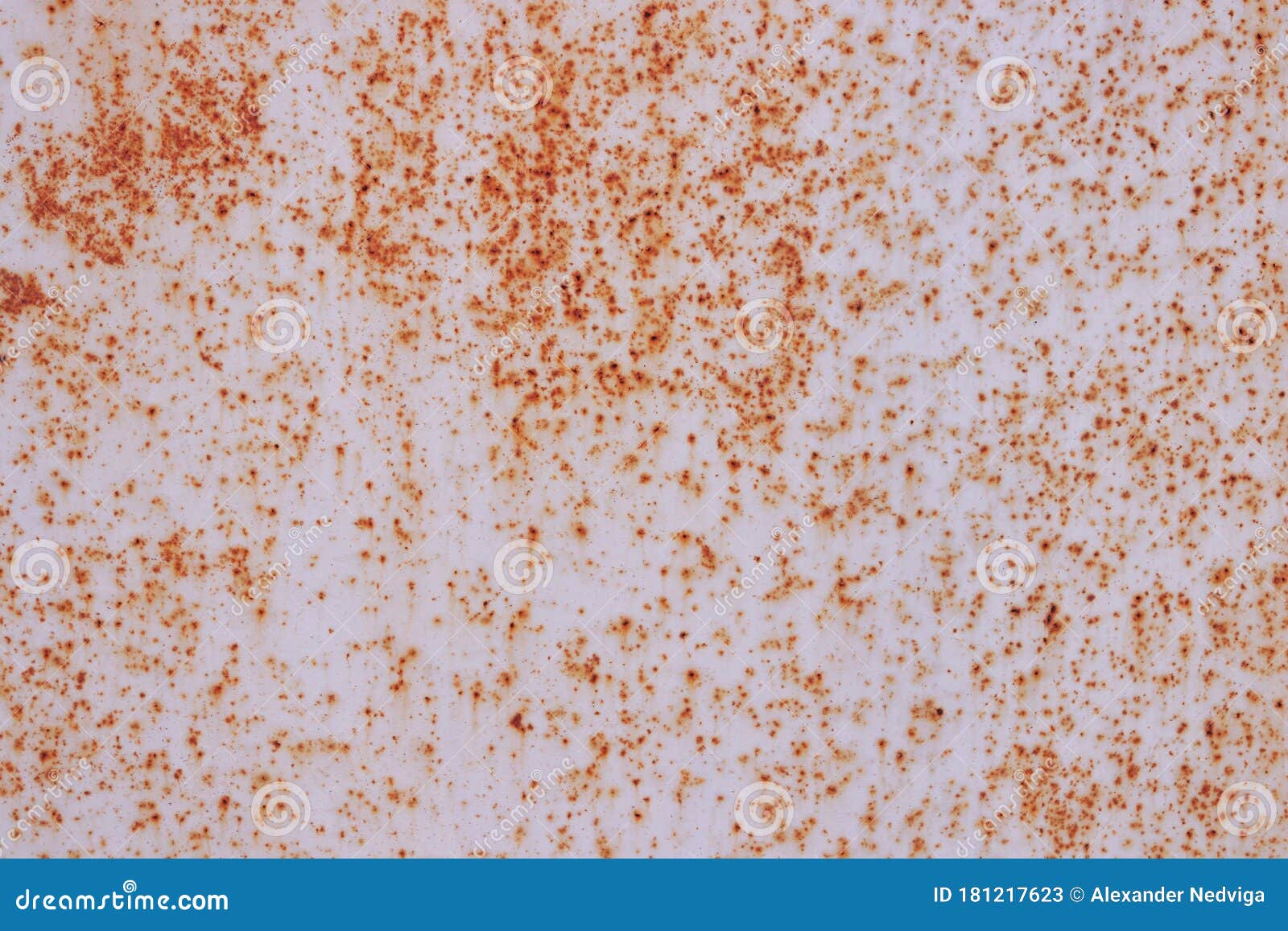 Rusty Grit on White Painted Wall Texture Stock Image - Image of metal ...