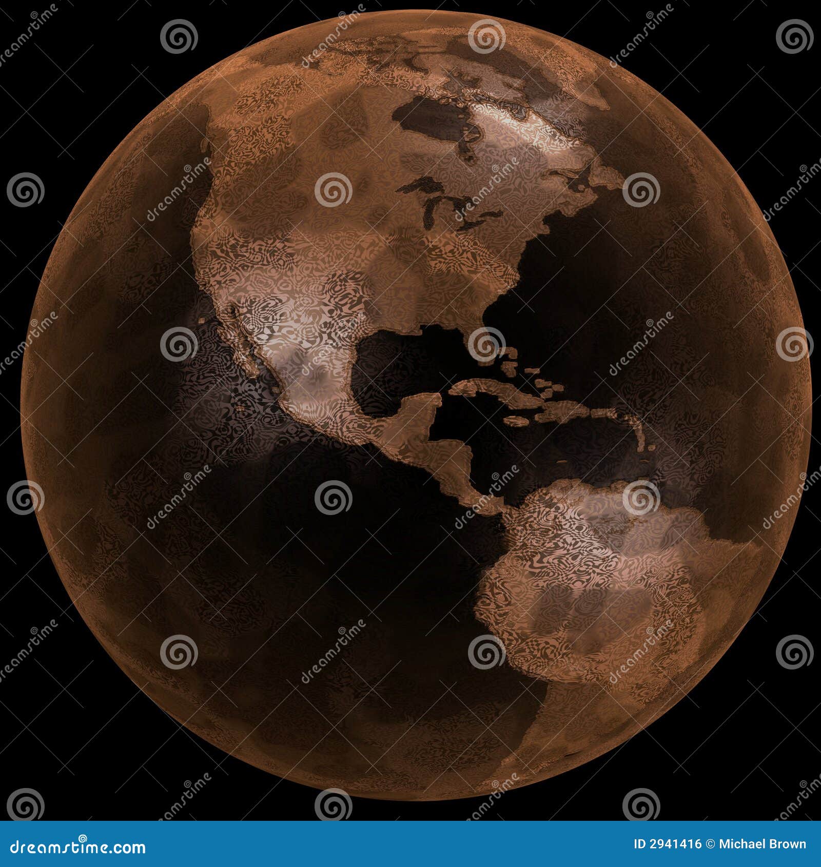 Grunge Globe Border Background Vector Illustration | CartoonDealer.com ...