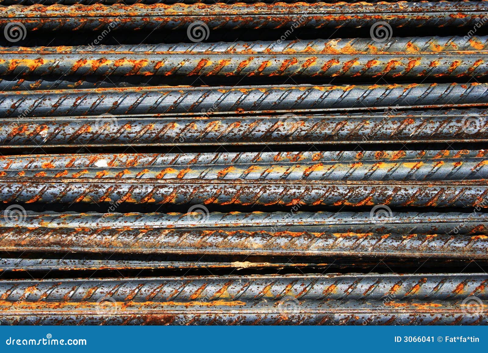 Rusty grunge steel rods stock image. Image of hard, construction - 3066041