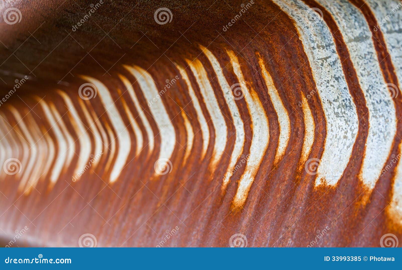 Rusty Guardrail stock image. Image of rail, abstract - 33993385