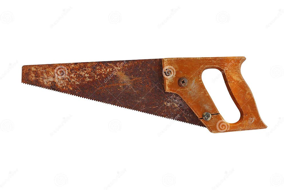 Rusty hand saw stock image. Image of tool, teeth, hacksaw - 27436285
