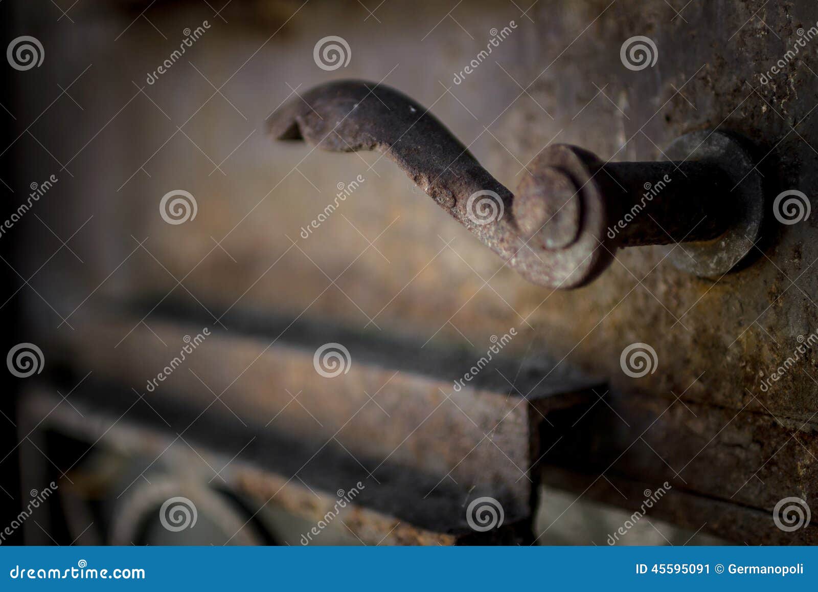 Rusty handle stock image. Image of blurred, astraltravel - 45595091