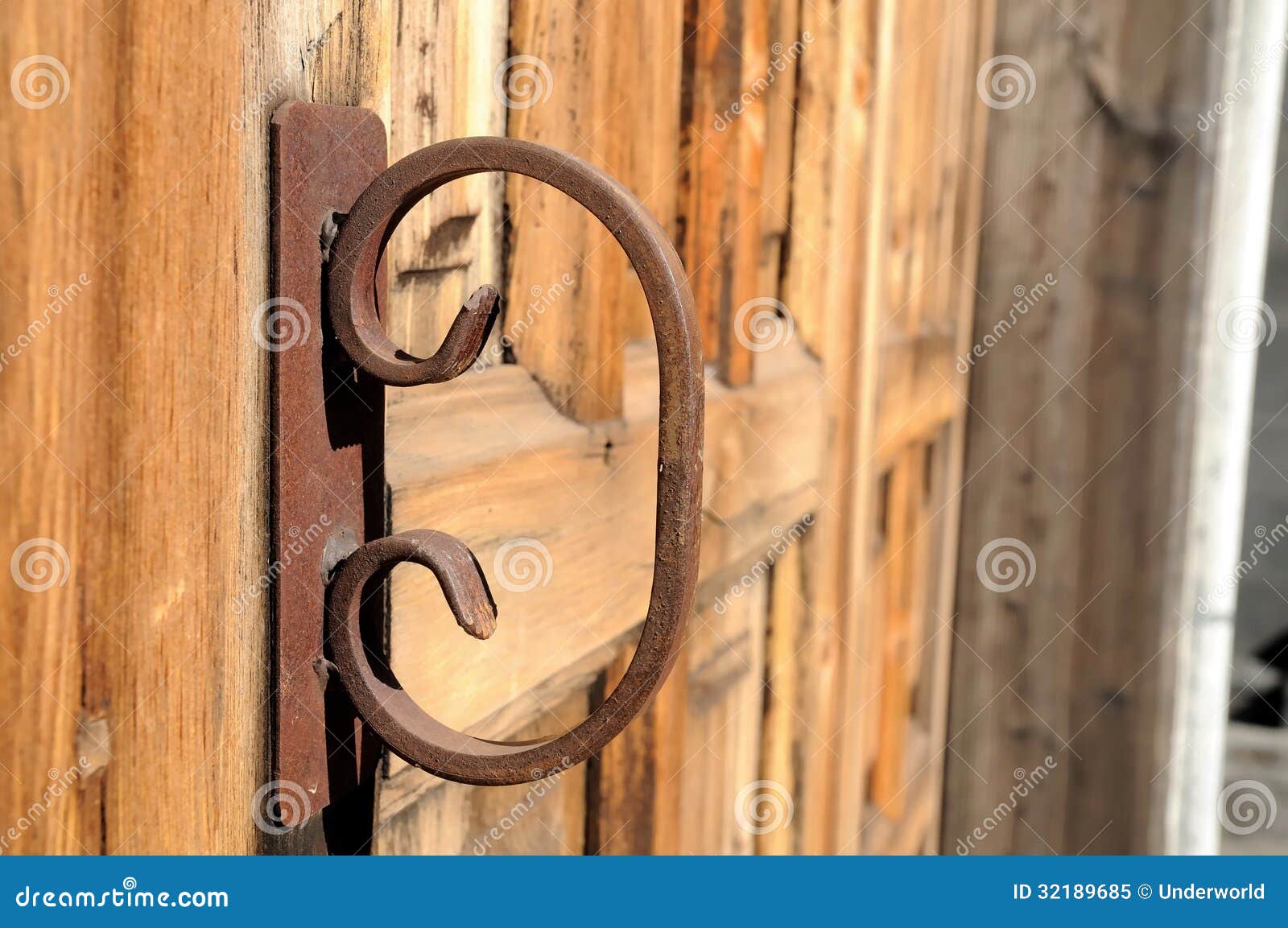 Rusty Handle stock image. Image of gate, exterior, home - 32189685