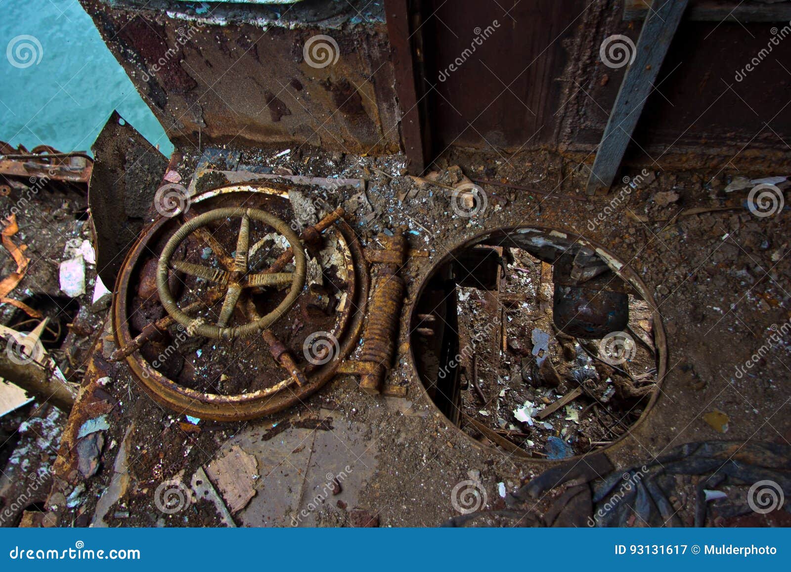 Inside Rotten Abandoned Rusty Russian Warship Stock Photography ...