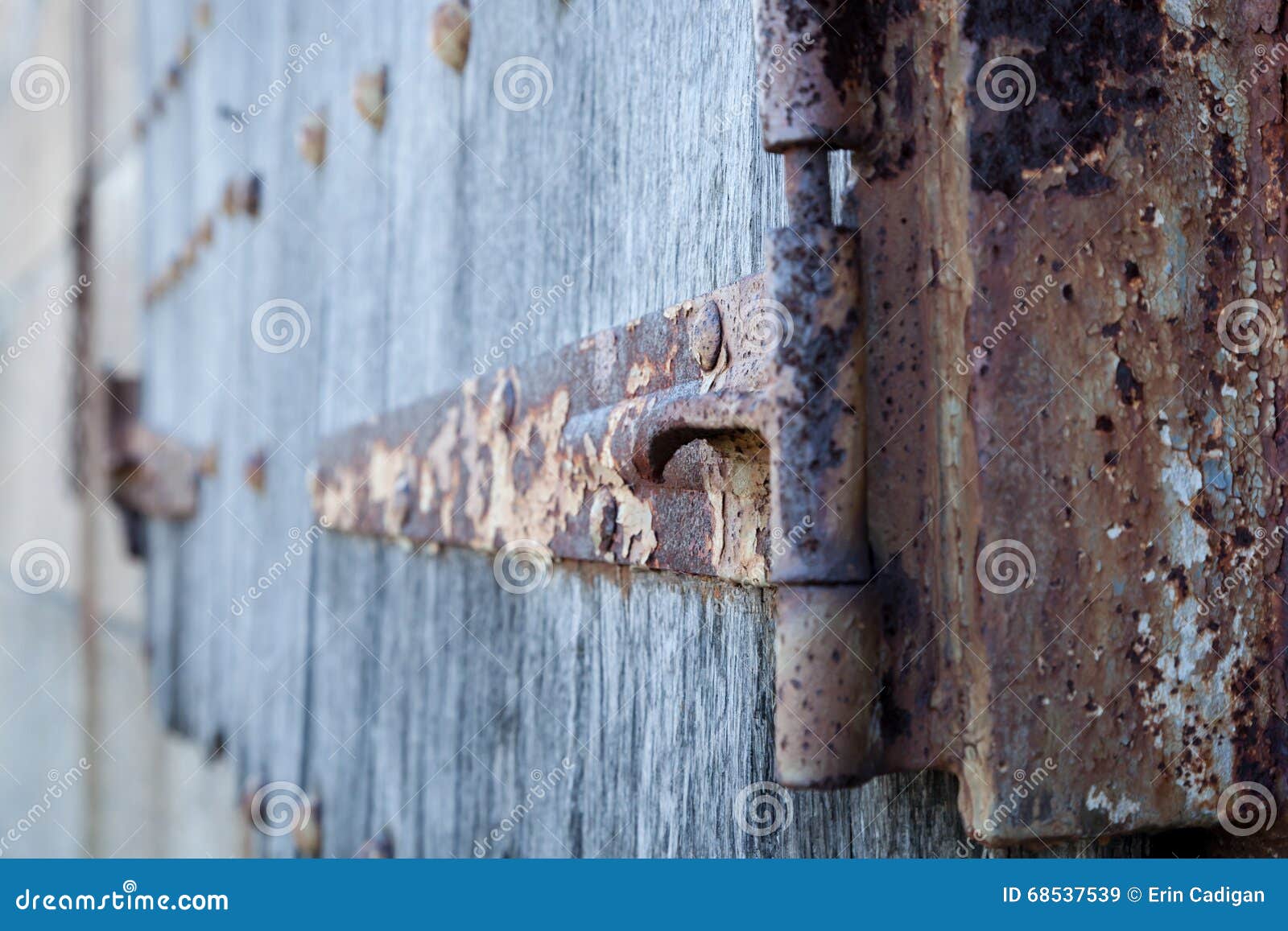 Rusty Hinge Detail stock image. Image of architectural - 68537539