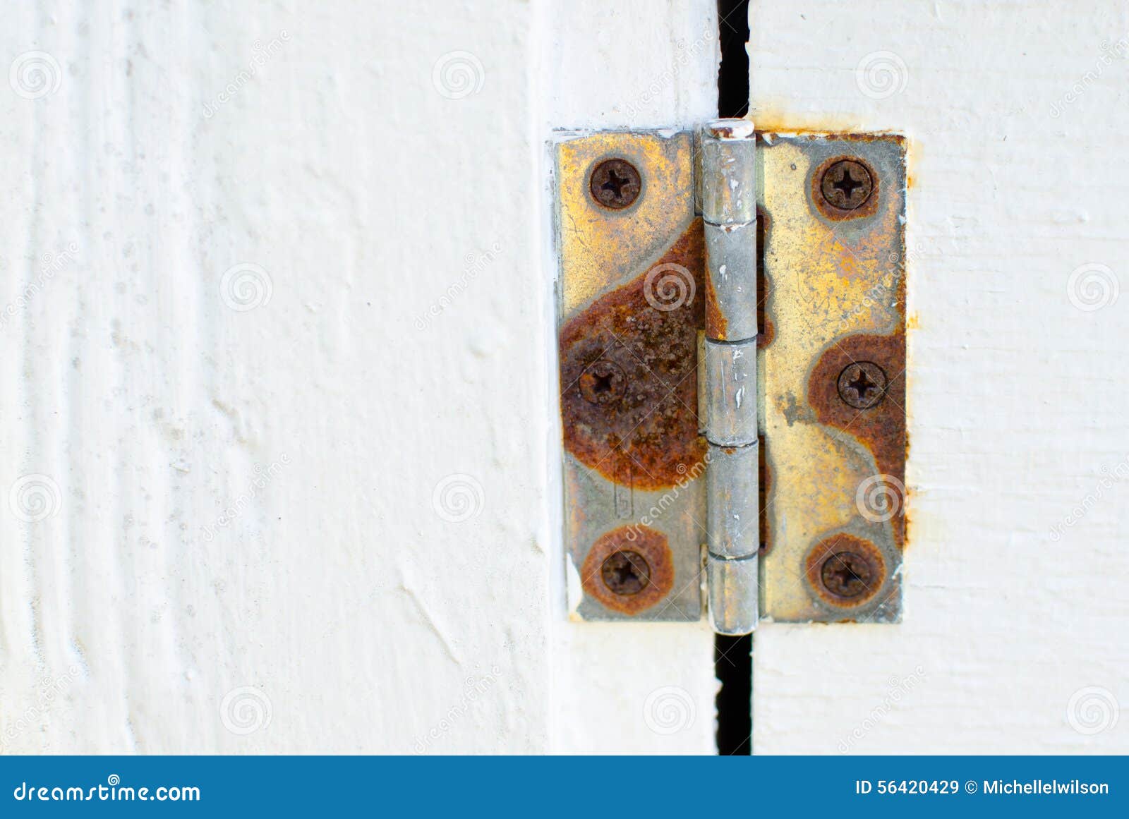 Rusty Hinge stock image. Image of hinge, tarnished, rusty - 56420429