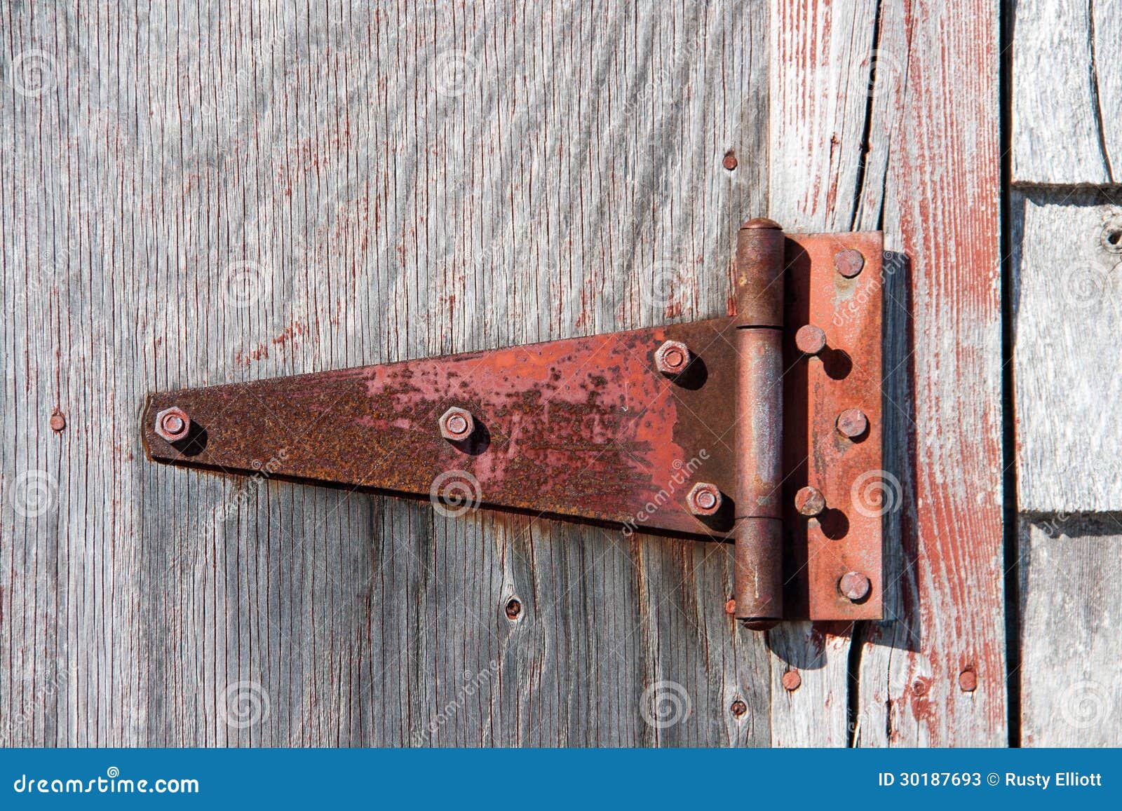 Rusty Door Hinges