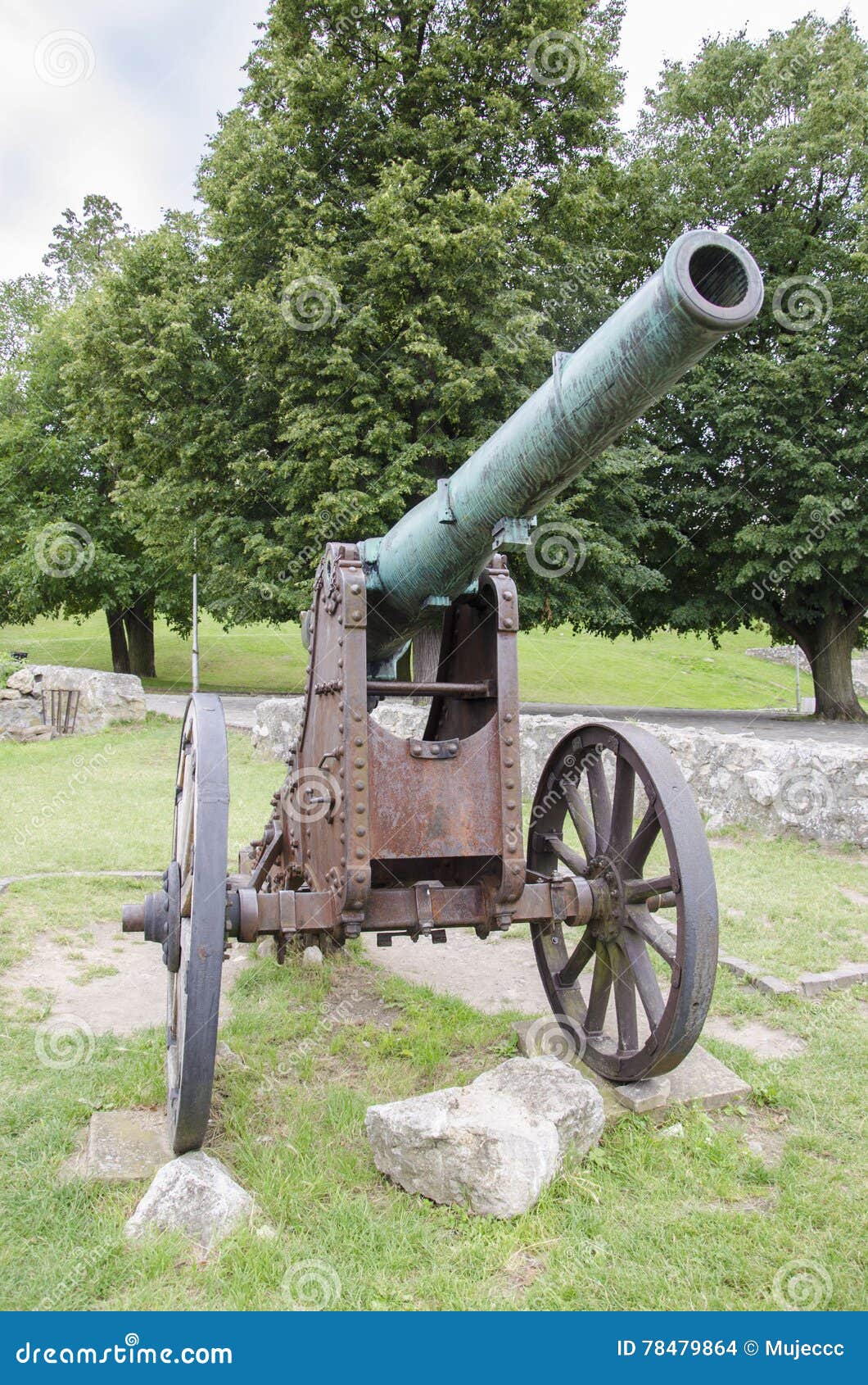 Rusty historic cannon stock photo. Image of history, travel - 78479864