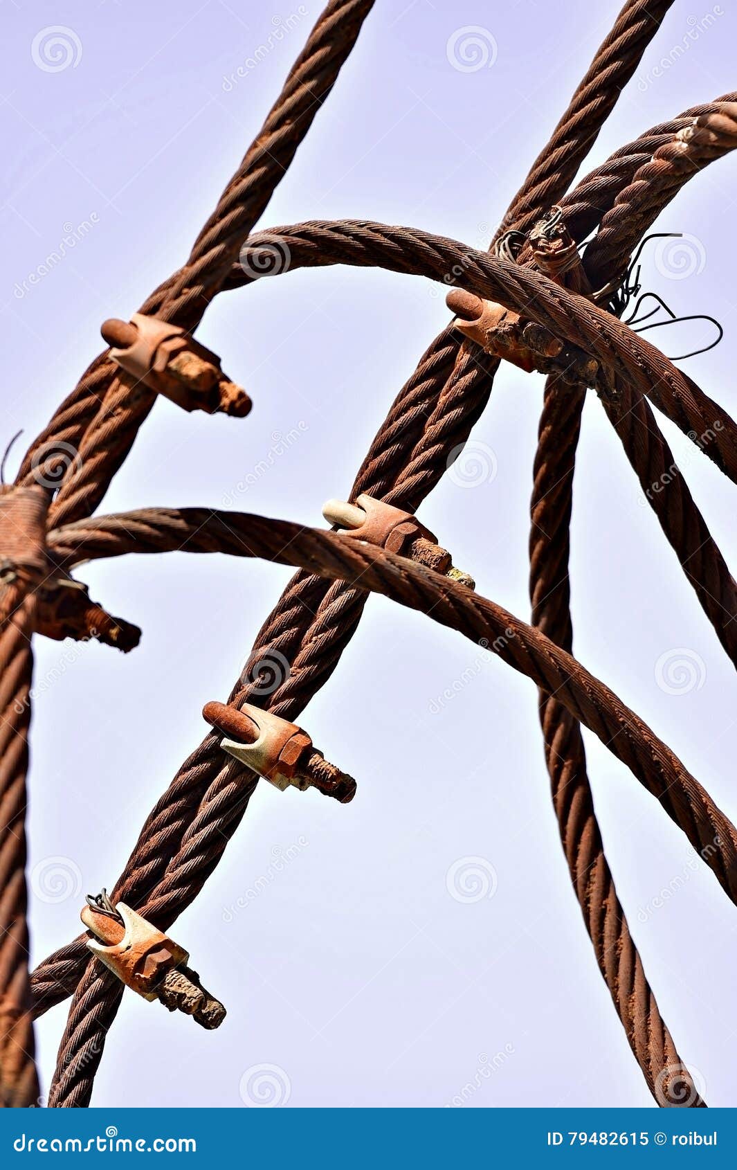 Rusty industrial cable stock image. Image of metallic - 79482615