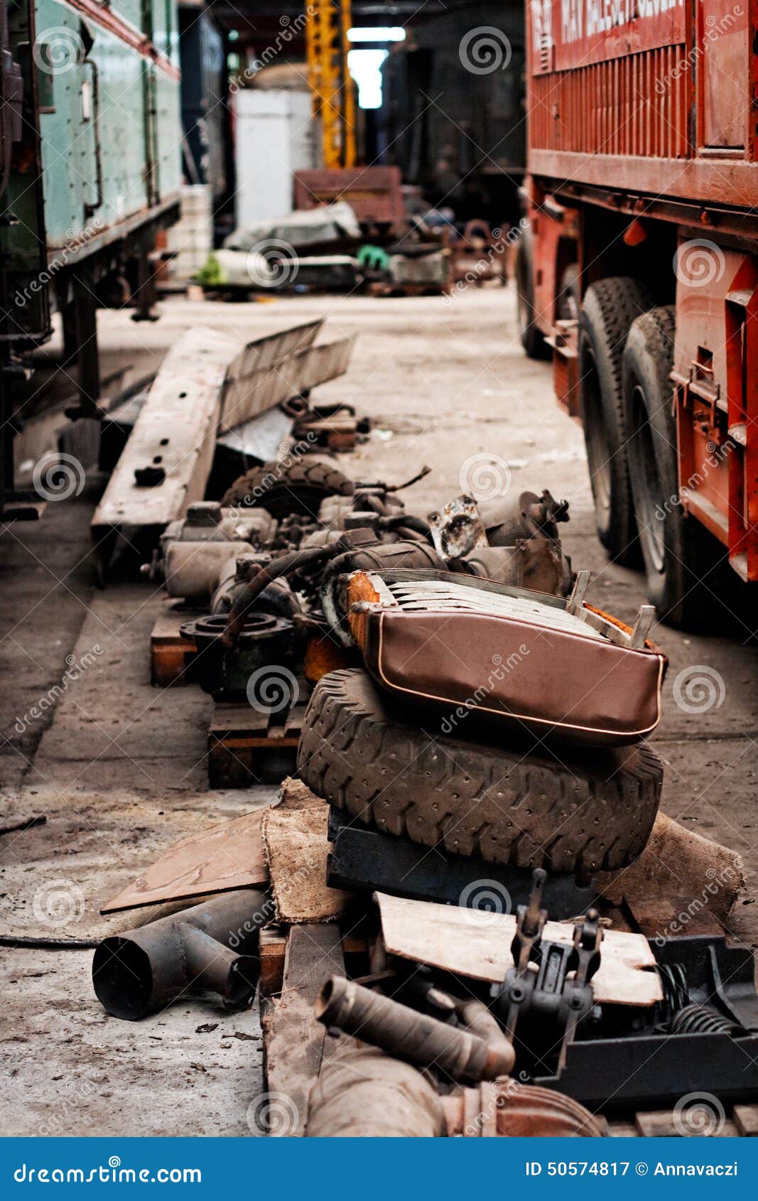 Rusty Industrial Machine Parts Stock Image - Image of working ...