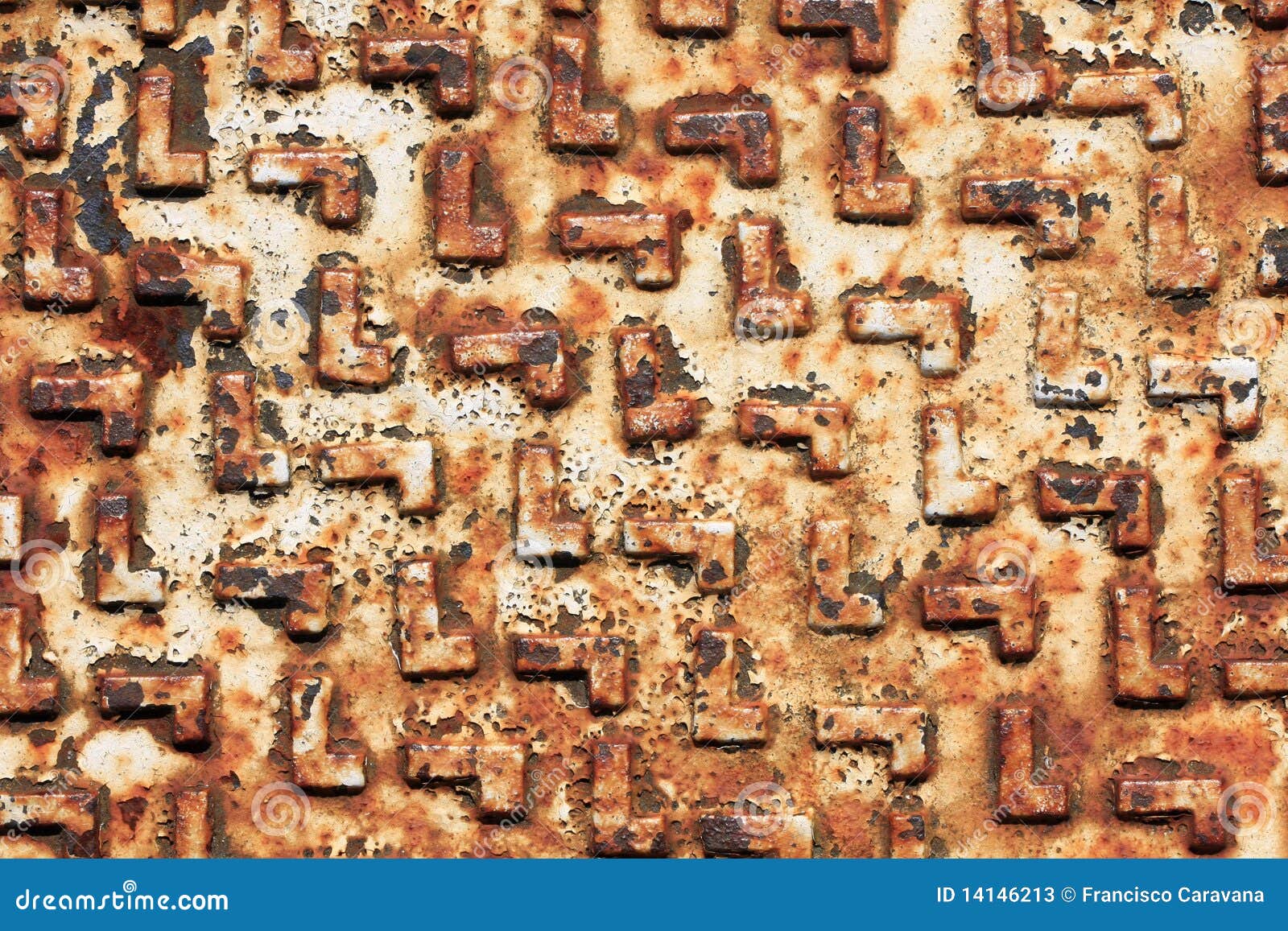 Rusty iron stock image. Image of paint, steel, texture - 14146213