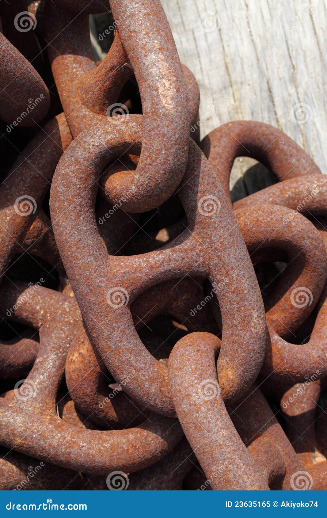 Rusty iron chain stock image. Image of industrial, brown - 23635165
