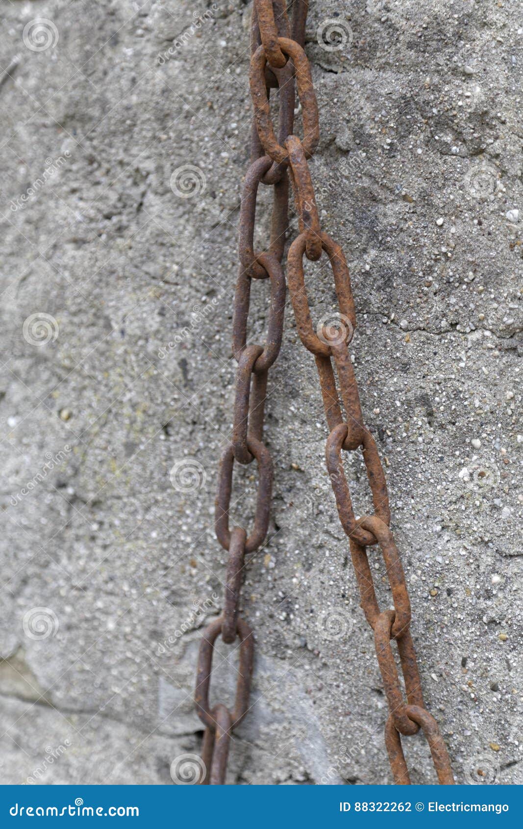 Rusty iron chain stock photo. Image of hanging, chain - 88322262