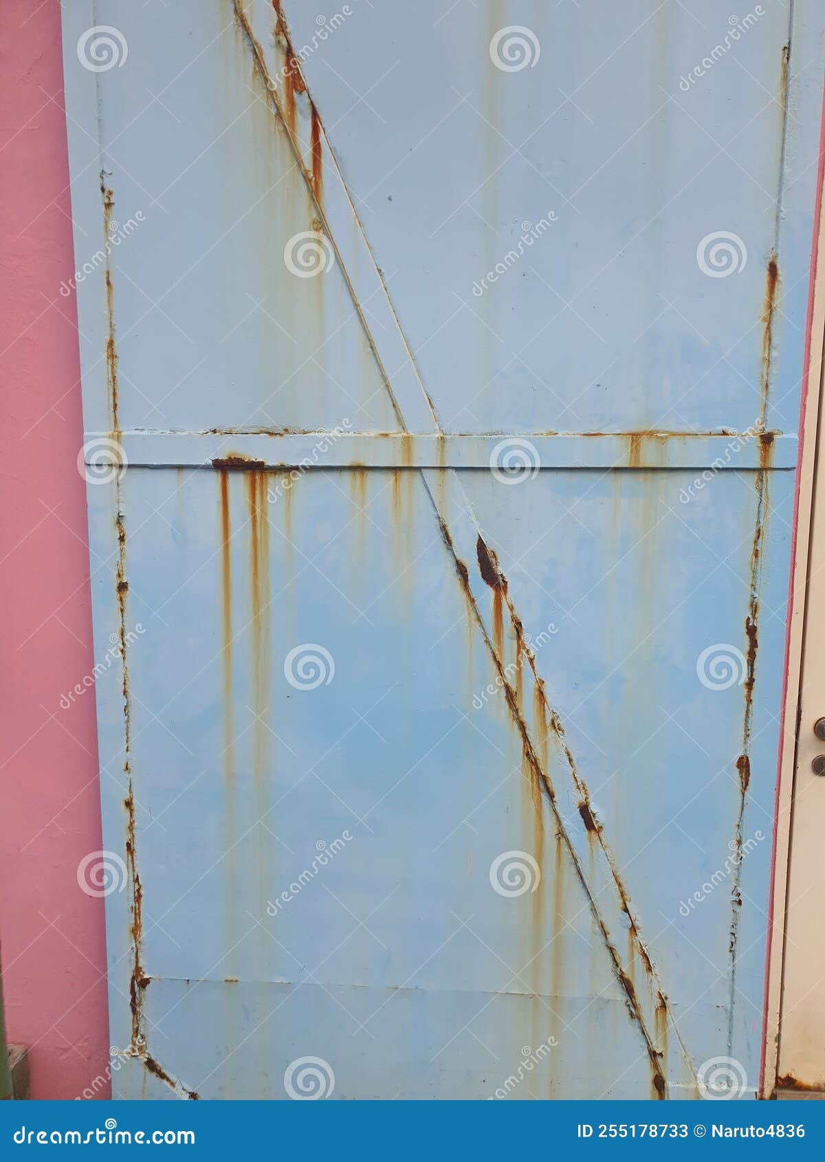 Rusty iron door stock image. Image of brown, iron, rusted - 255178733