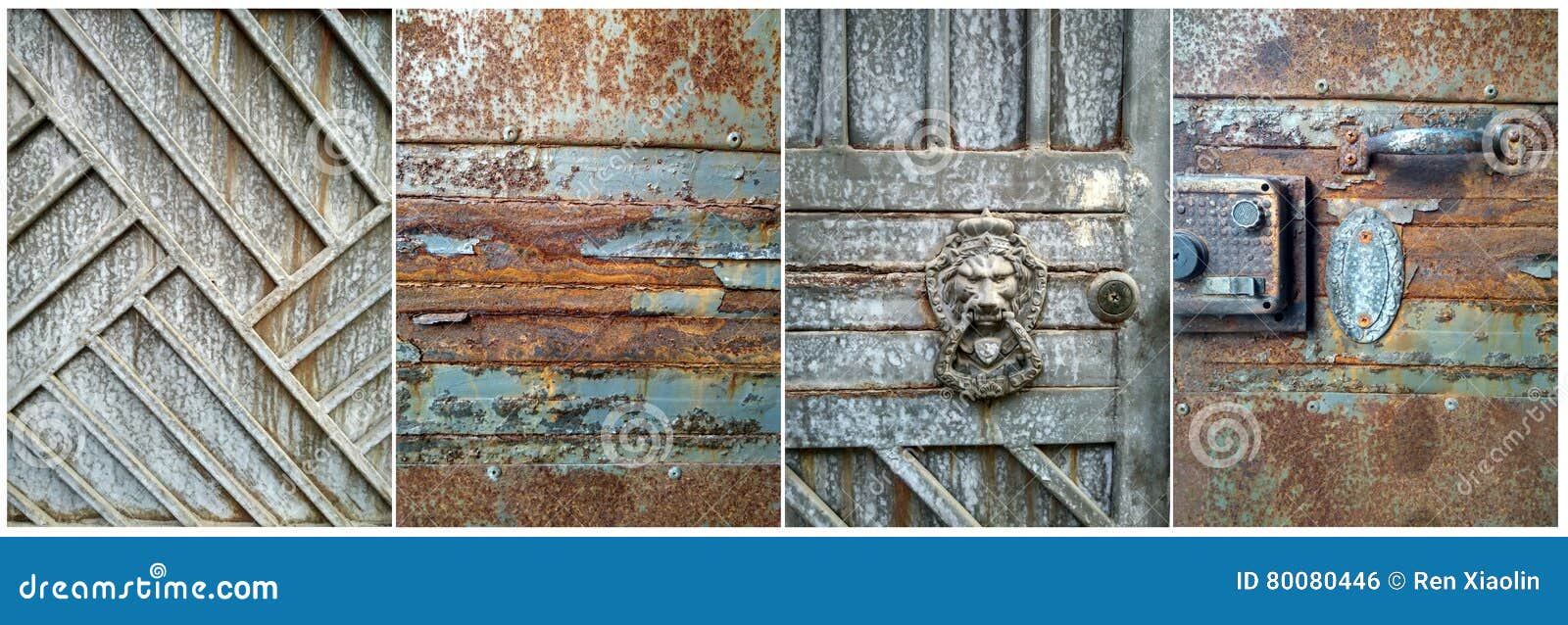 The rusty iron gate stock photo. Image of decoration - 80080446