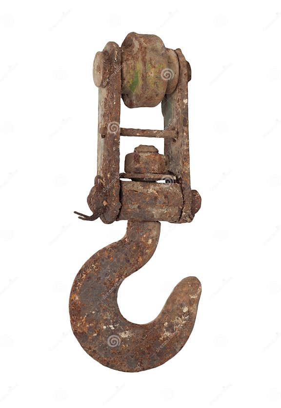 Rusty iron hook stock image. Image of connection, equipment - 28318045