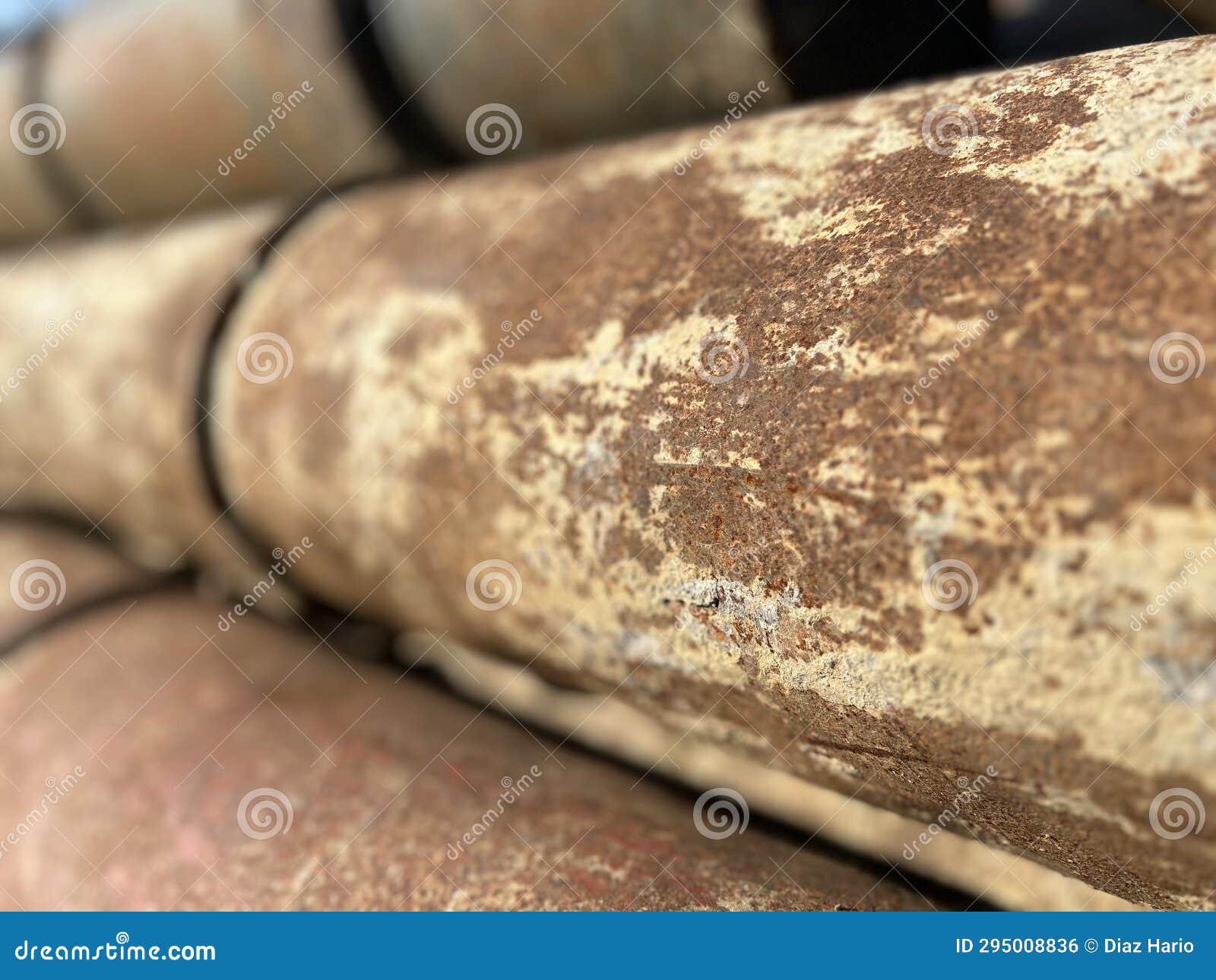 Rusty Iron Pipe stock photo. Image of meal, soil, pipe - 295008836